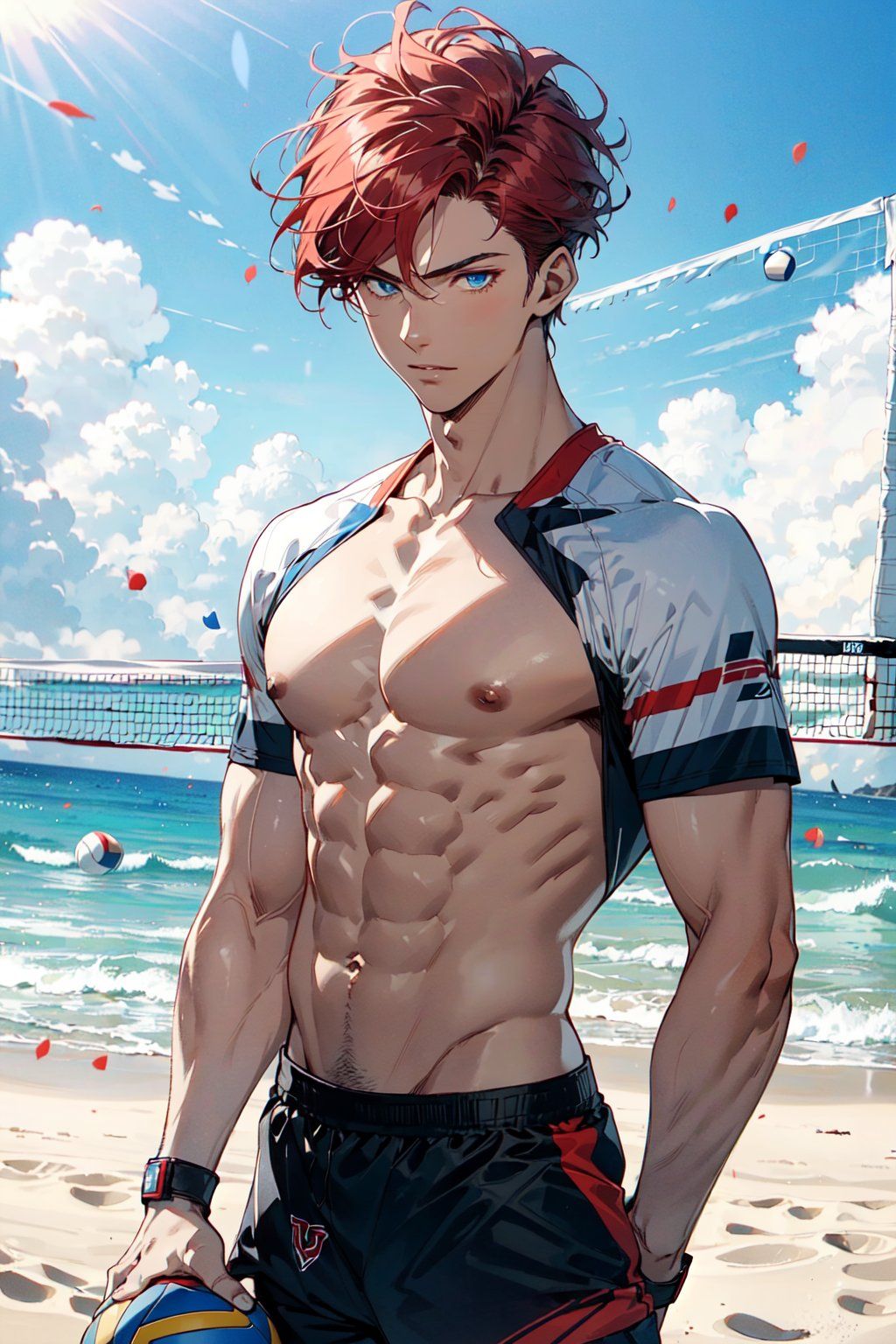 Stunning Images of Handsome Anime Men with Six-Pack Abs
