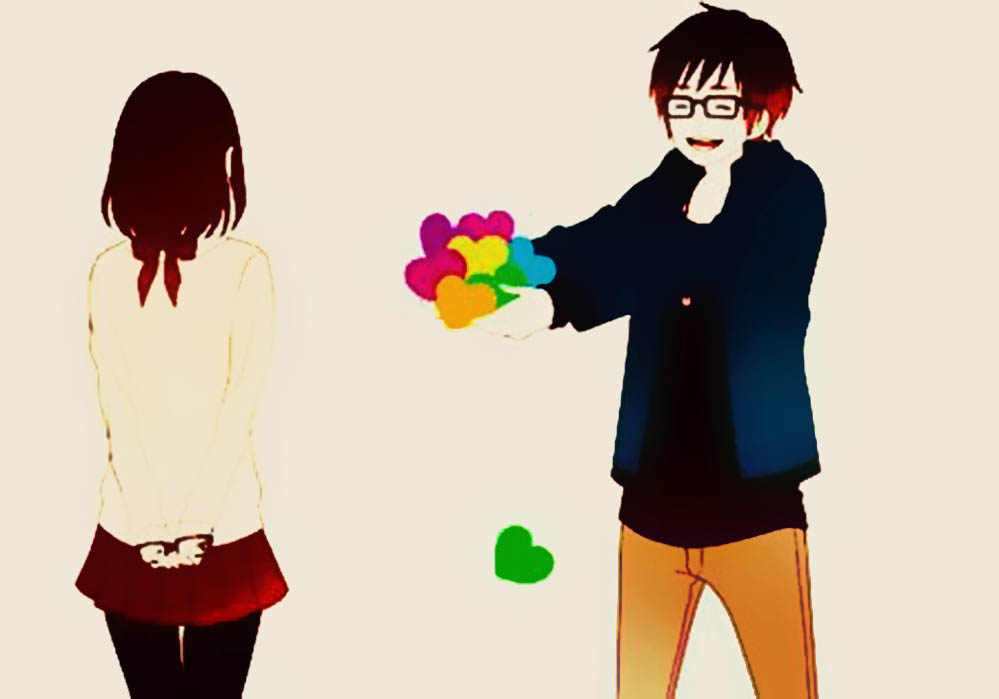 Beautiful and adorable images of expressing affection.