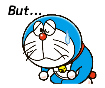 Stunningly beautiful image of Doraemon crying and feeling melancholic.