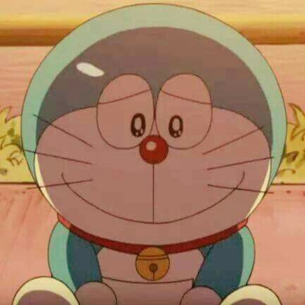 Stunningly beautiful image of Doraemon crying and feeling melancholic.