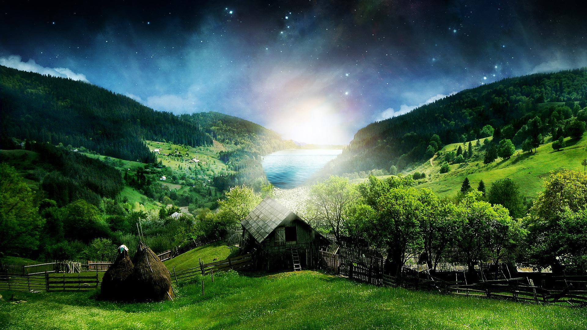 Stunning 3D Landscape Backgrounds