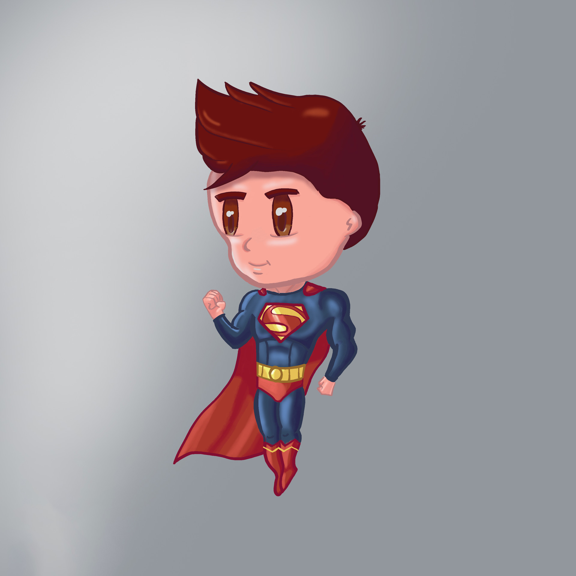 Adorable Superman Chibi - Beautiful and Cute