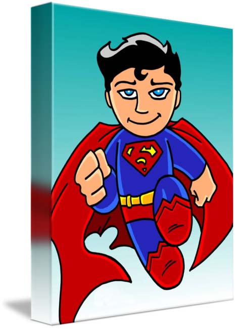 Adorable Superman Chibi - Beautiful and Cute