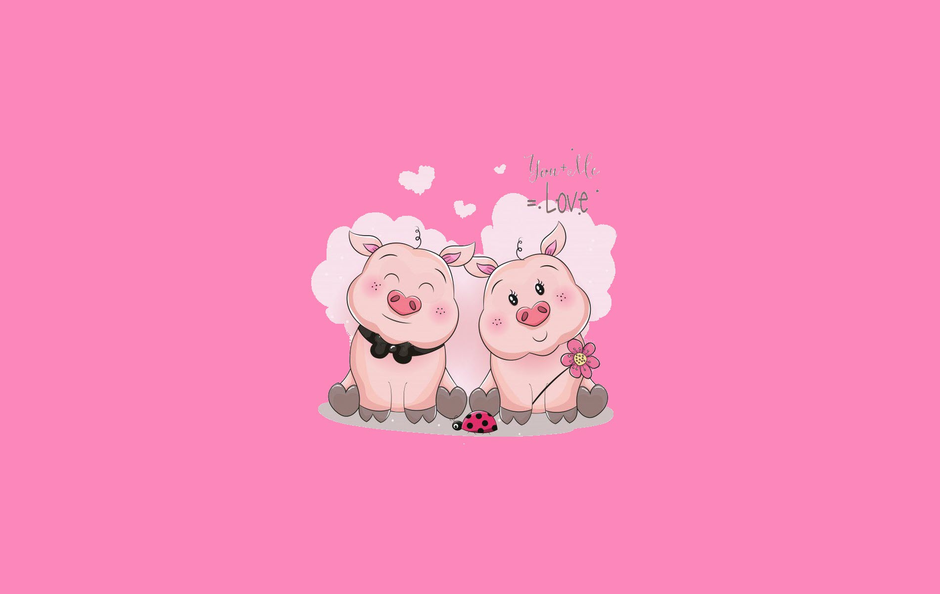Pink pig wallpapers, the most beautiful pink pig images