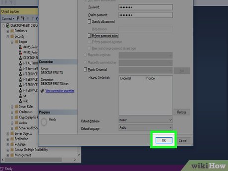Đặt lại mật khẩu SA trong SQL Server - Mytour