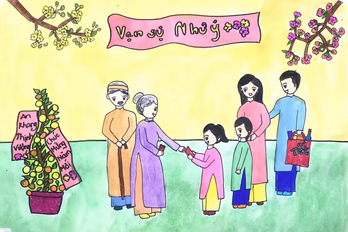 The Most Beautiful Tet Market Paintings