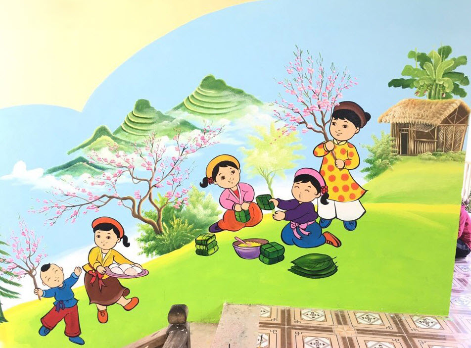 The Most Beautiful Tet Market Paintings