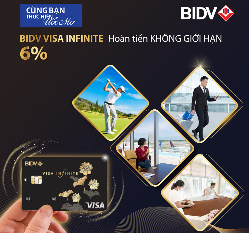 Thẻ Visa Infinite BIDV - Tính năng và cách đăng ký