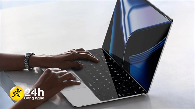 Experience the innovative beauty of a MacBook with dual screens, behold ...