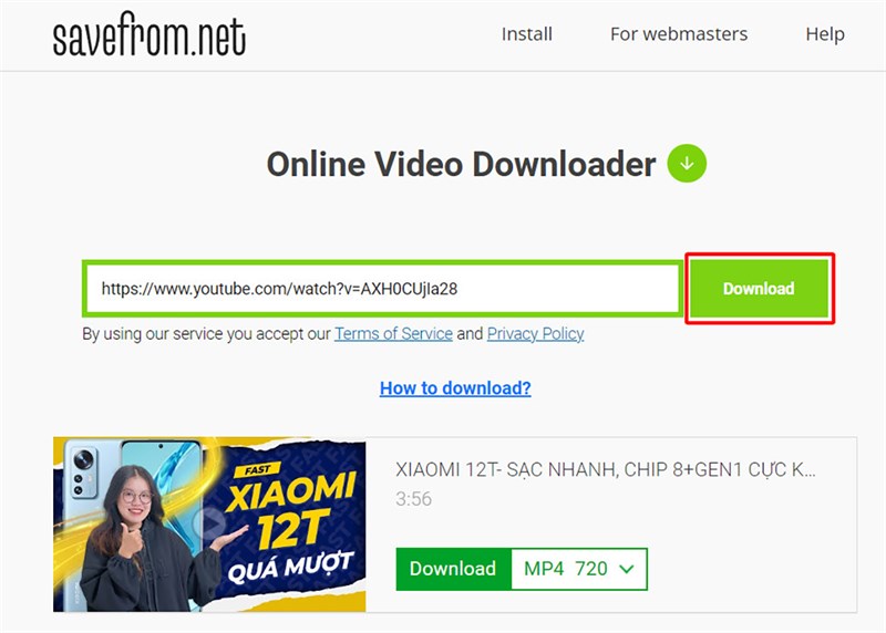 How to Download YouTube Videos Using SaveFrom on Microsoft Edge