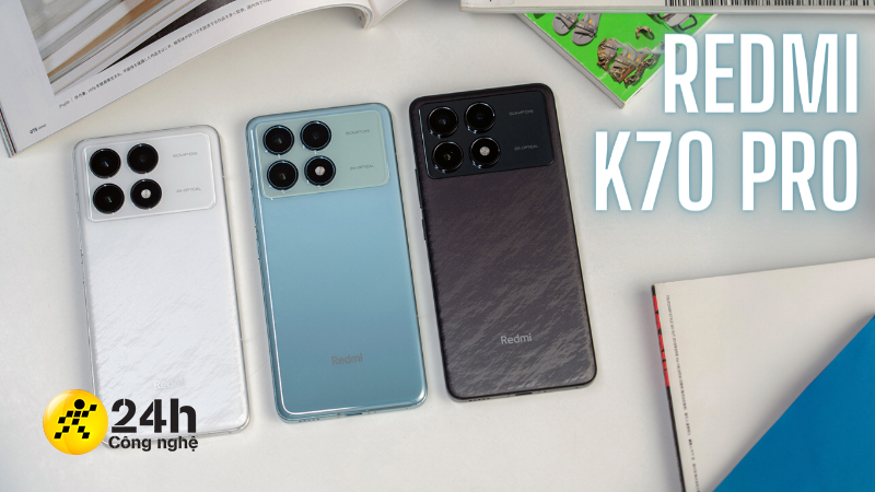 Trải nghiệm Redmi K70 Pro: Giá chỉ từ 11.3 triệu, Snapdragon 8 Gen 3, màn hình 2K