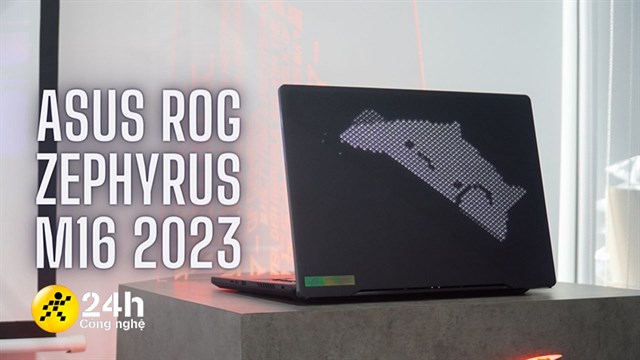 Trải nghiệm ASUS ROG Zephyrus M16 2023: Đèn LED AniMe Matrix độc đáo