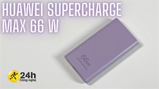 Trên tay Huawei SuperCharge Max 66 W: Thiết kế độc đáo, nhỏ gọn