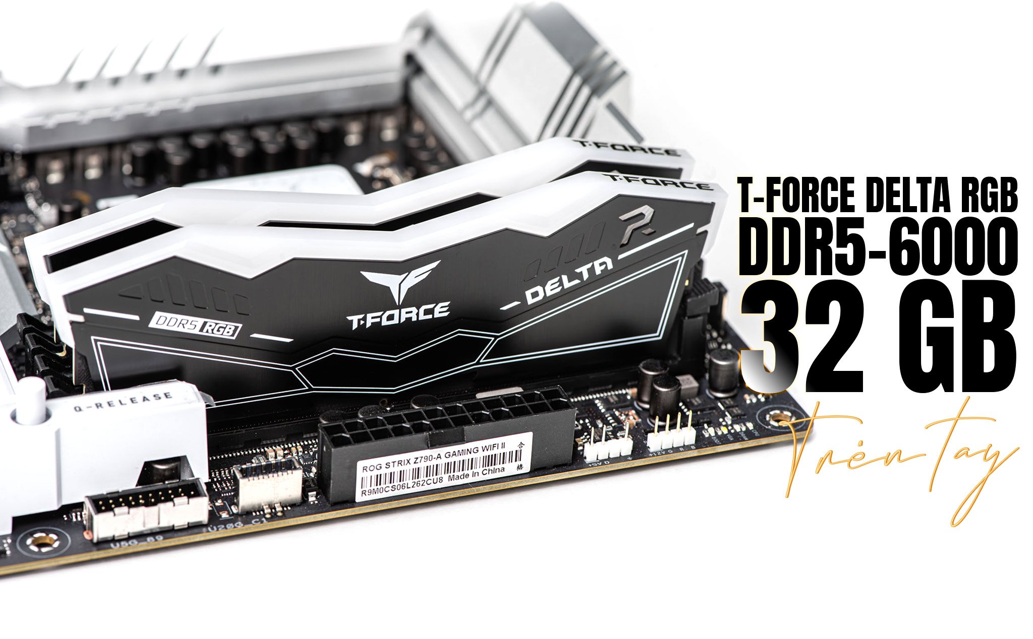 Khám phá sức mạnh của bộ nhớ TEAMGROUP T-FORCE DELTA RGB DDR5-6000 32 GB