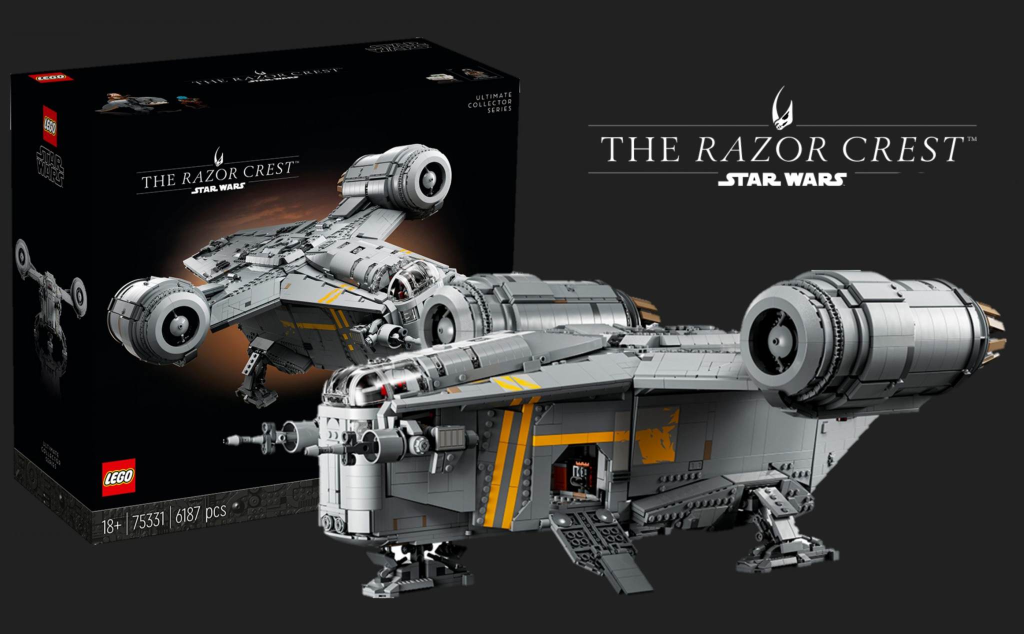 Lego tung ra phiên bản tàu Razor Crest trong series Star Wars với 6,187 ...