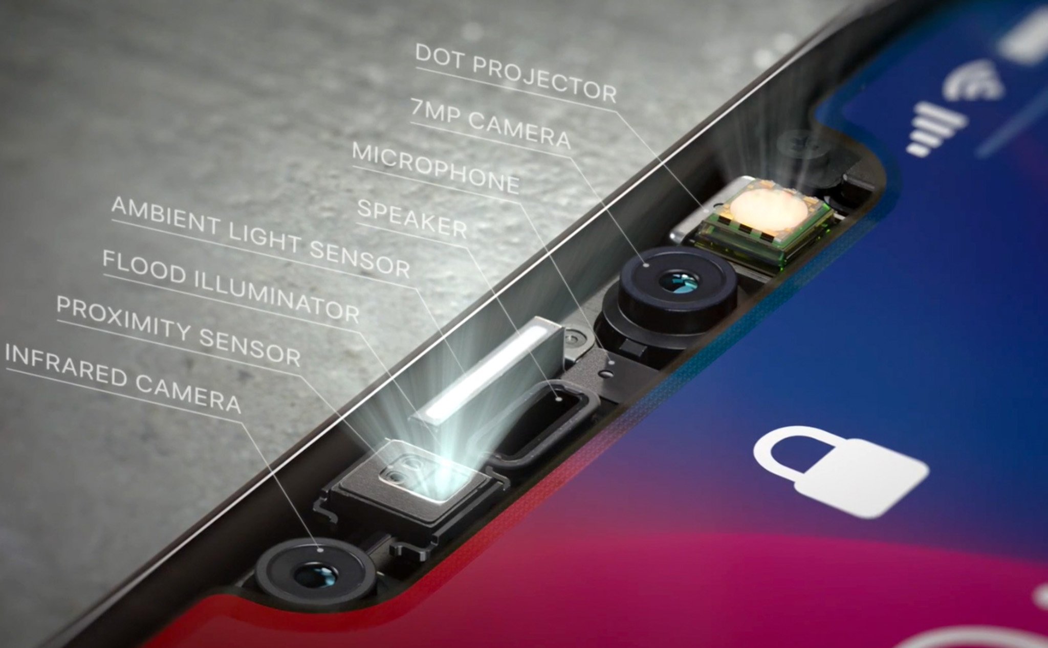 Apple sẽ thu nhỏ kích thước chip Face ID