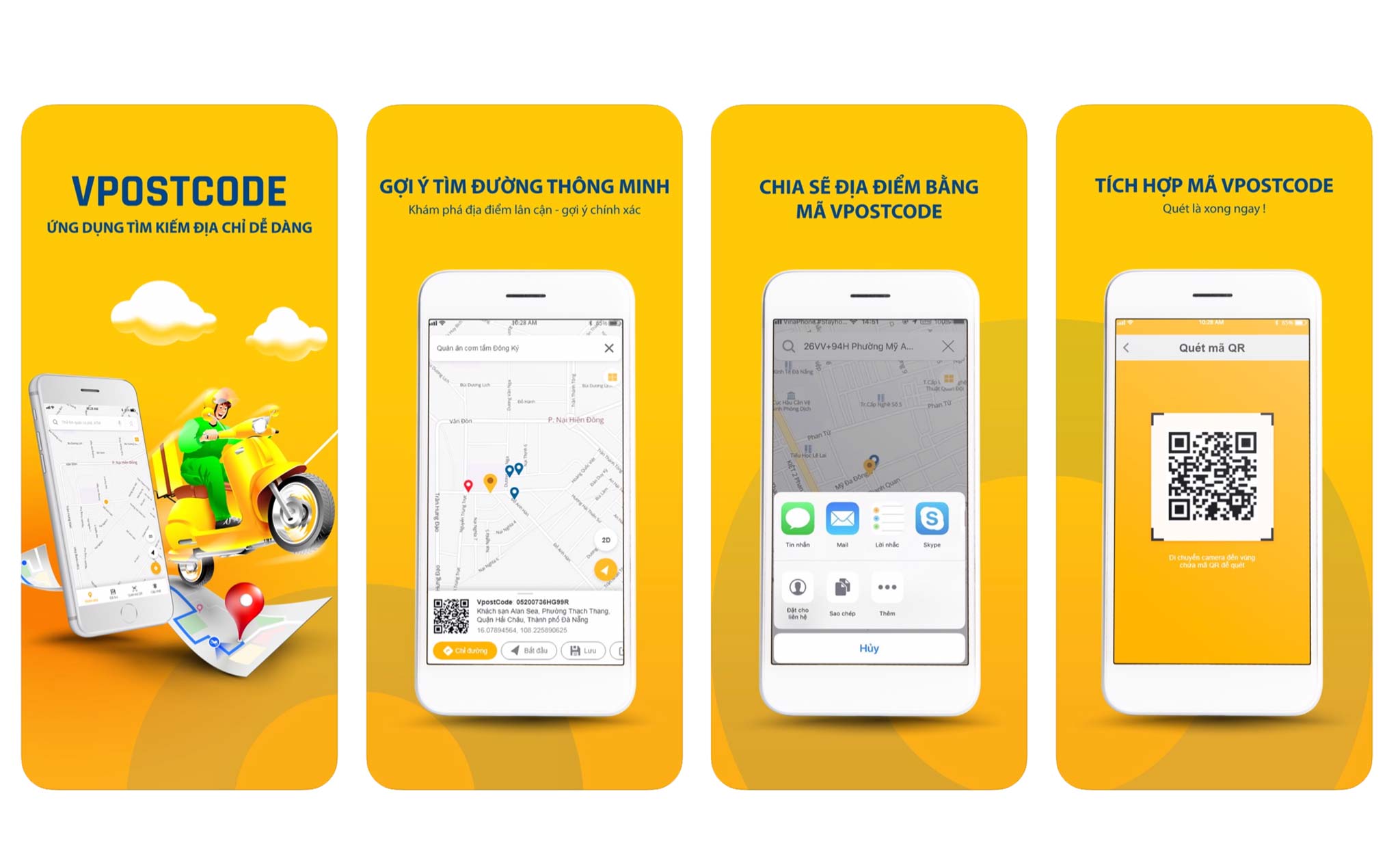Chào mừng bạn đến với ứng dụng Vpostcode - Bảng mã bưu chính mới với mã ...