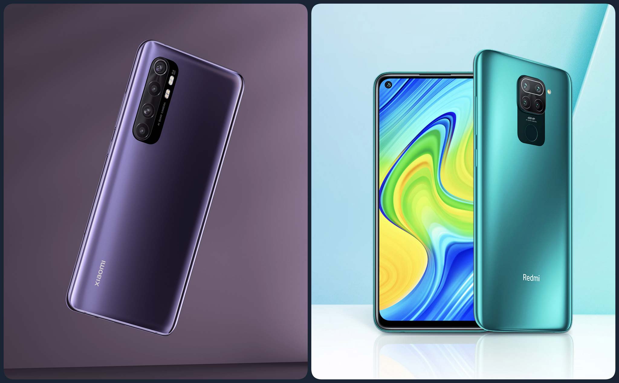 Xiaomi chào đón hai siêu phẩm mới: Mi Note 10 Lite và Redmi Note 9 ra ...