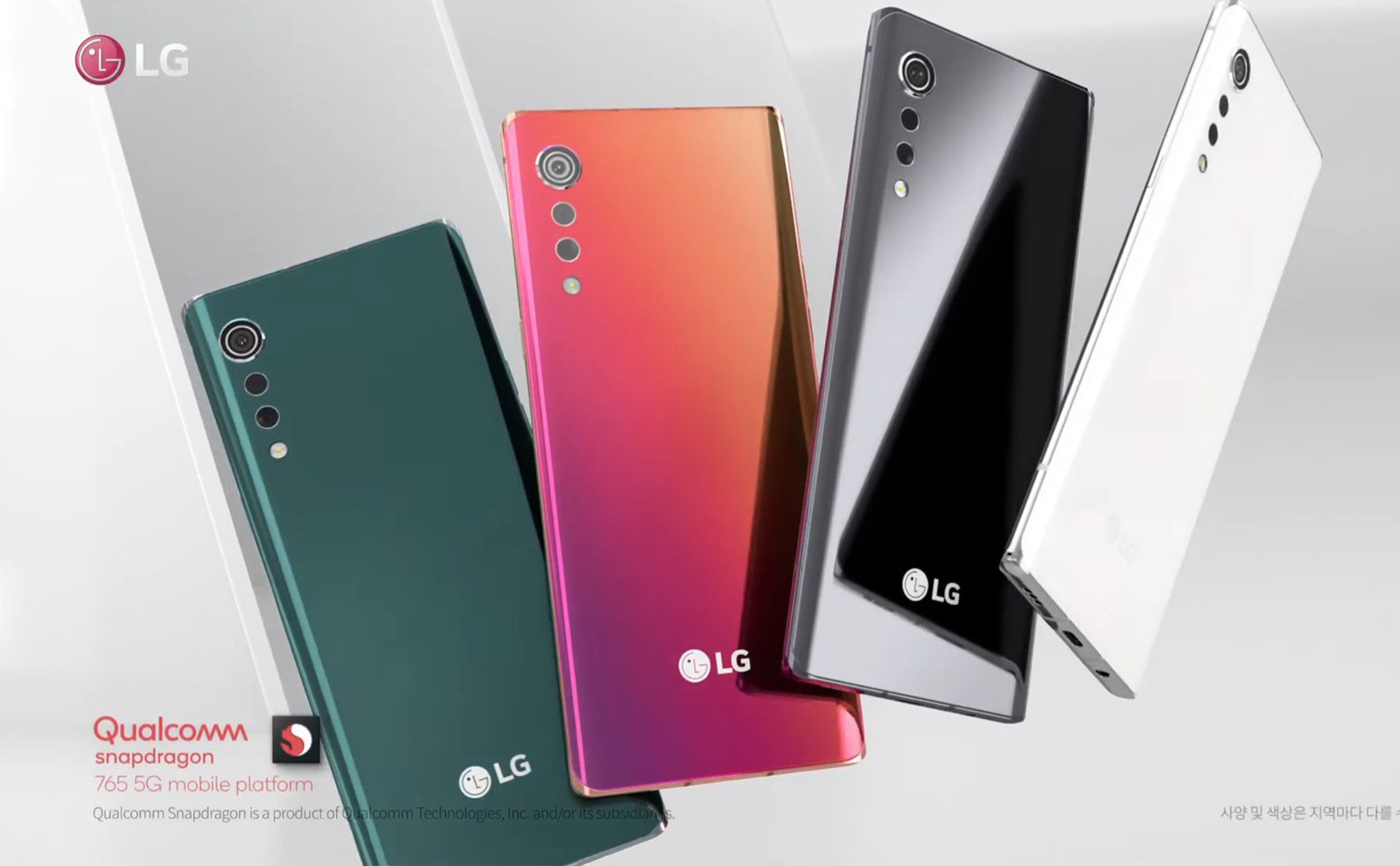 LG Velvet: Thiết kế độc đáo như giọt sương
