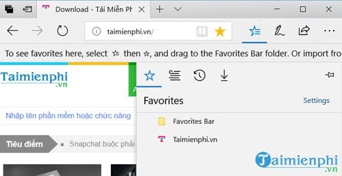 Hướng dẫn ghim trang ưa thích trên Trình duyệt Microsoft Edge