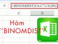 Hàm BINOMDIST trong Excel: Xác suất phân bố nhị thức