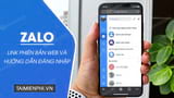 Link Zalo Web (chat.zalo.me) và cách đăng nhập trên máy tính, điện thoại