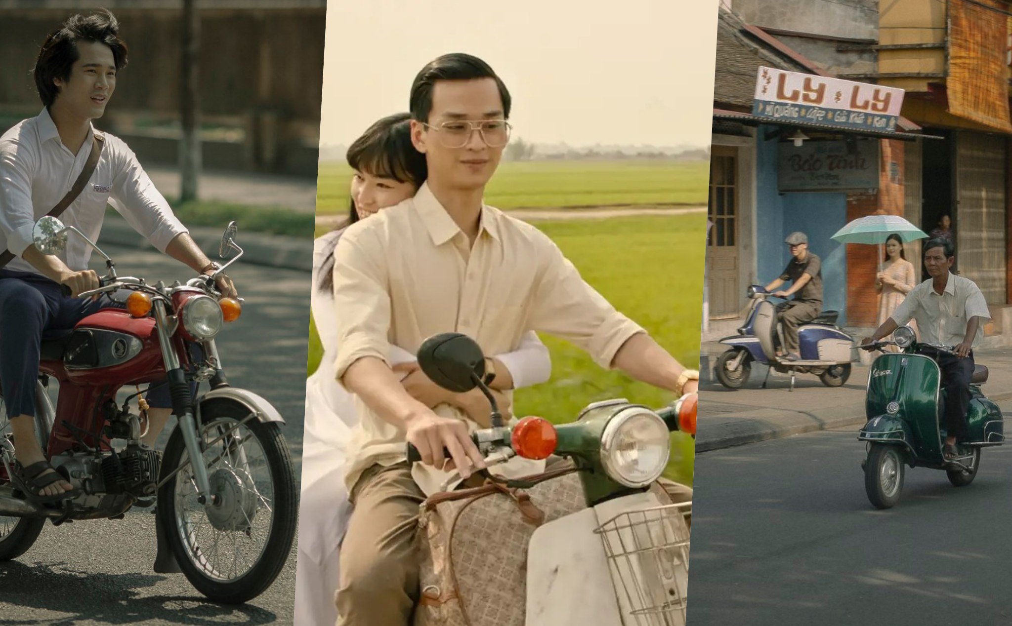 Dàn xe máy góp mặt trong bộ phim Mắt Biếc