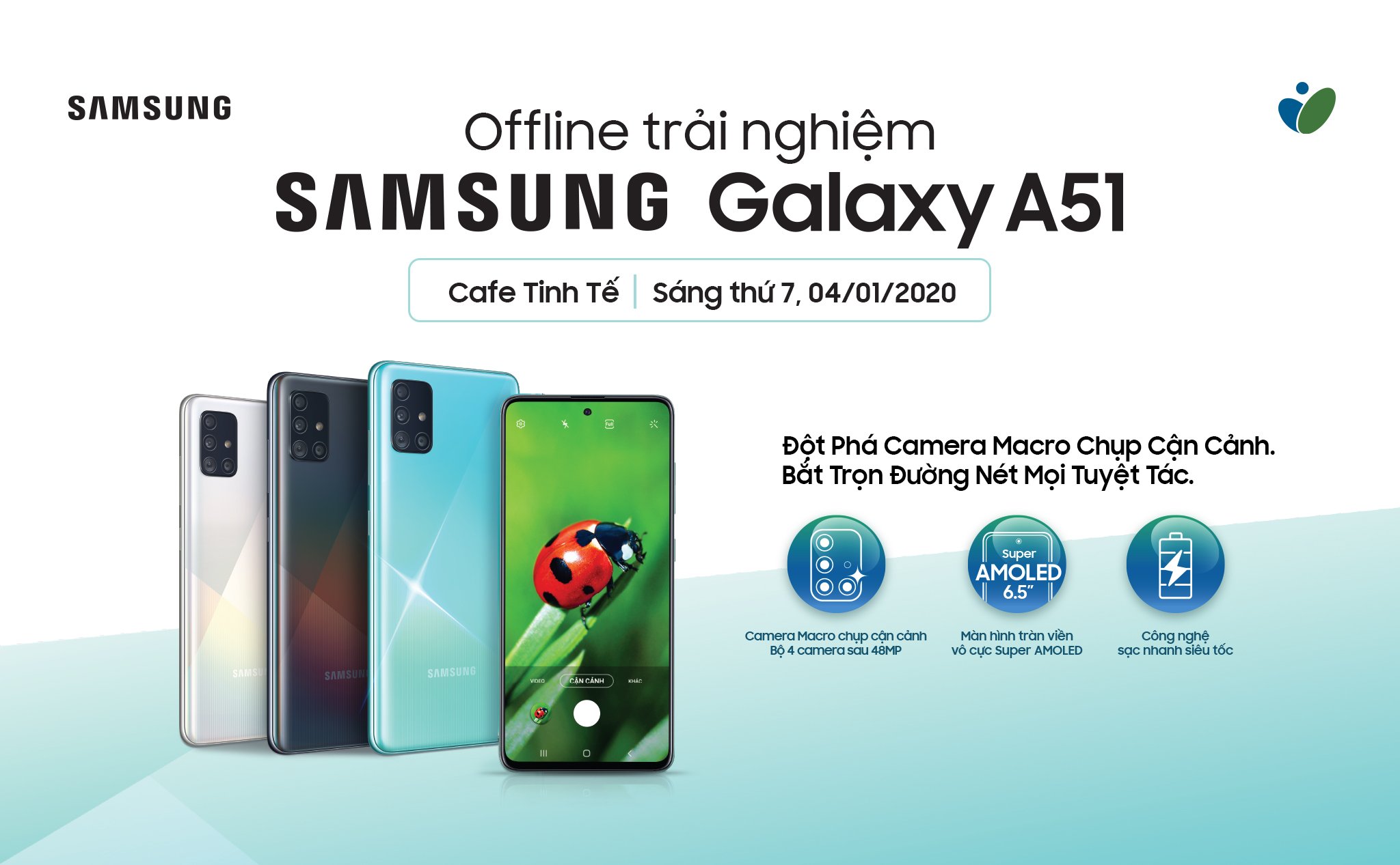 Hân hạnh mời anh chị em tham gia offline trải nghiệm Samsung Galaxy A51 - nhận ngay 01 Galaxy ...