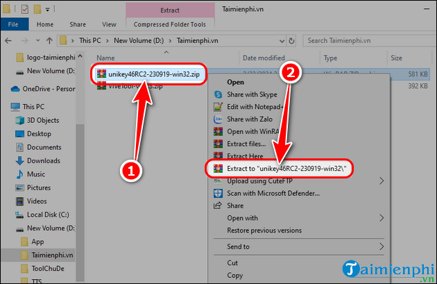 Cách cài đặt Unikey mới nhất cho Windows 10 32bit và 64bit năm 2024