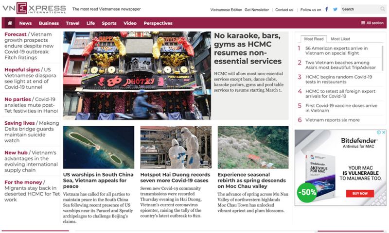Top 10 Website tin tức hàng đầu ở Việt Nam hiện nay - Mytour.vn