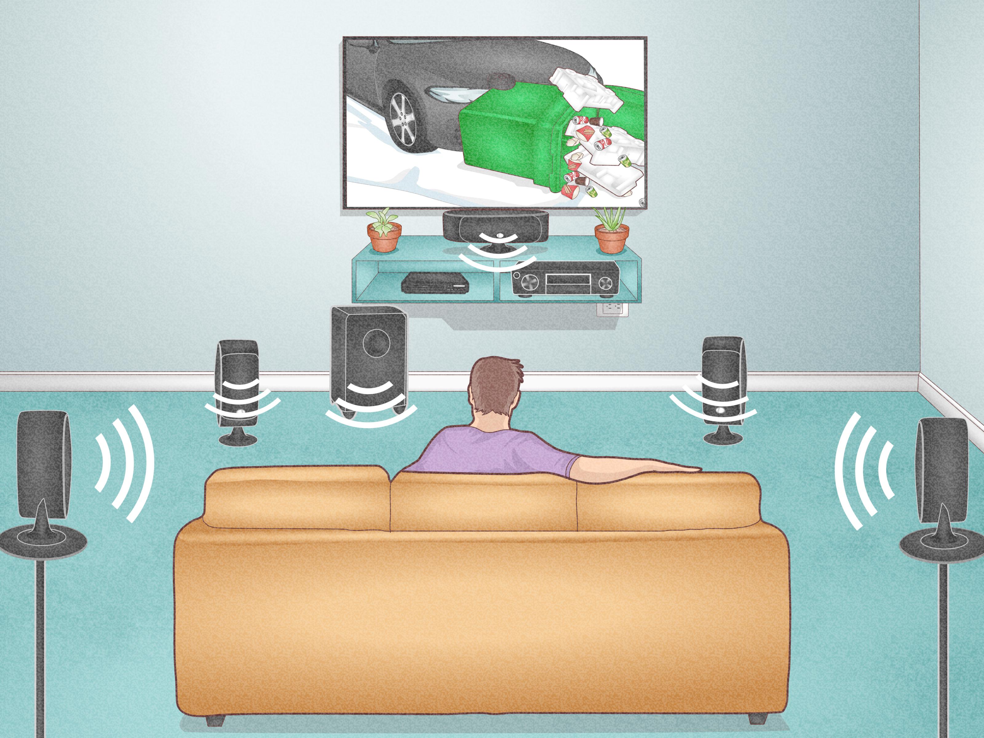 How to Install a Home Surround Sound Speaker System