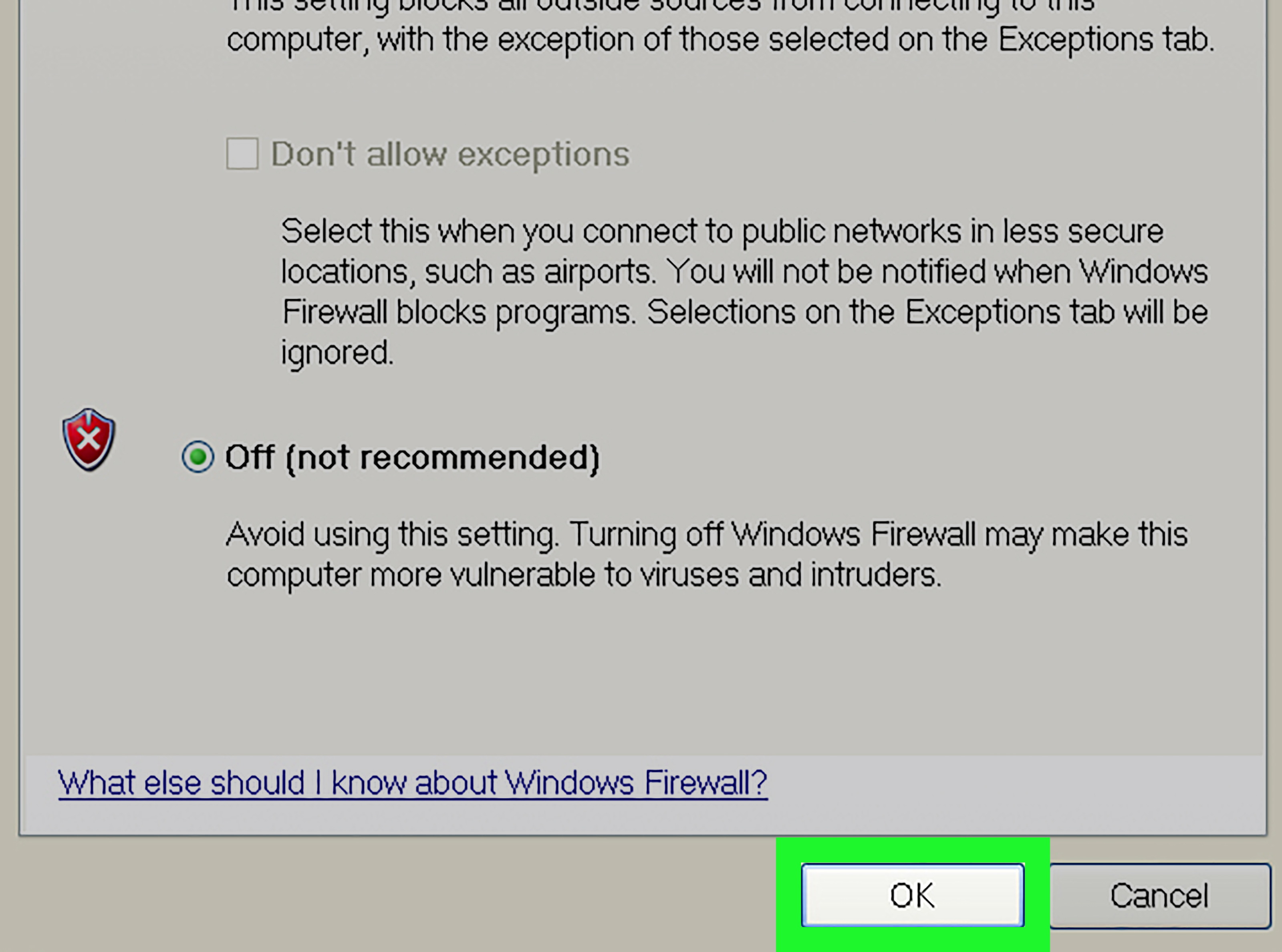 5 Methods to Disable Firewall - Mytour