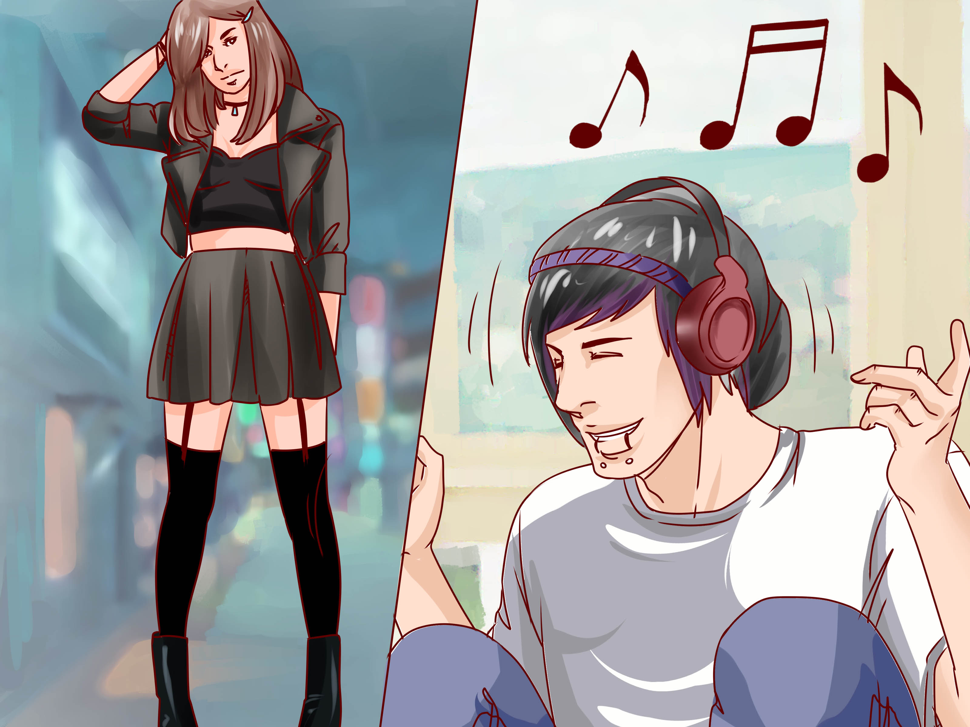 3 Cách Phân Biệt Giữa Emo và Scene - Mytour