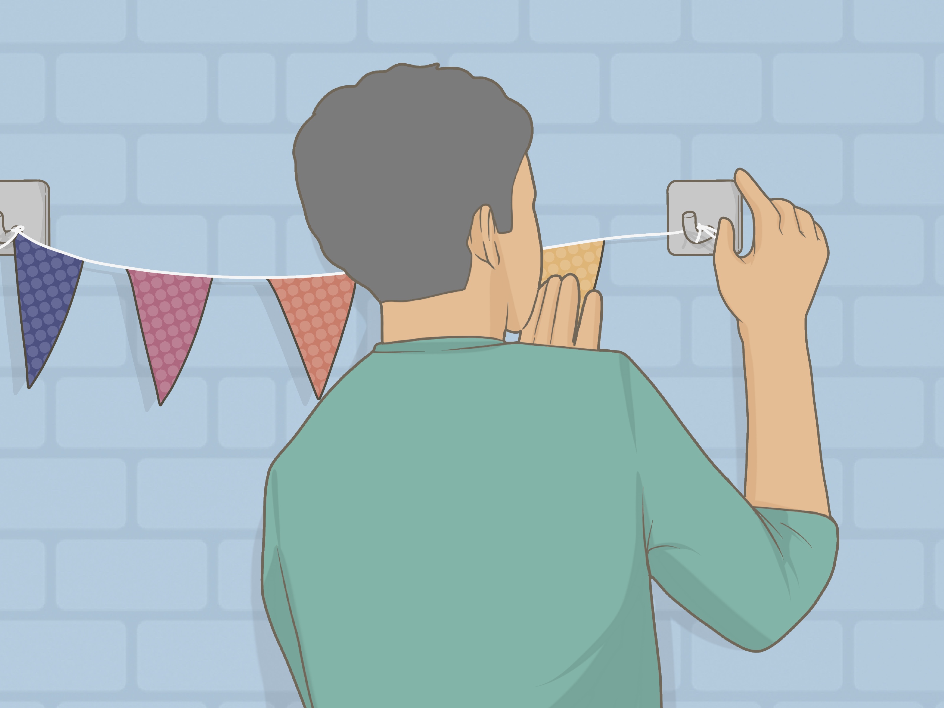 Quick Tips for Hanging Bunting: 10 Simple Steps (with Illustrations ...