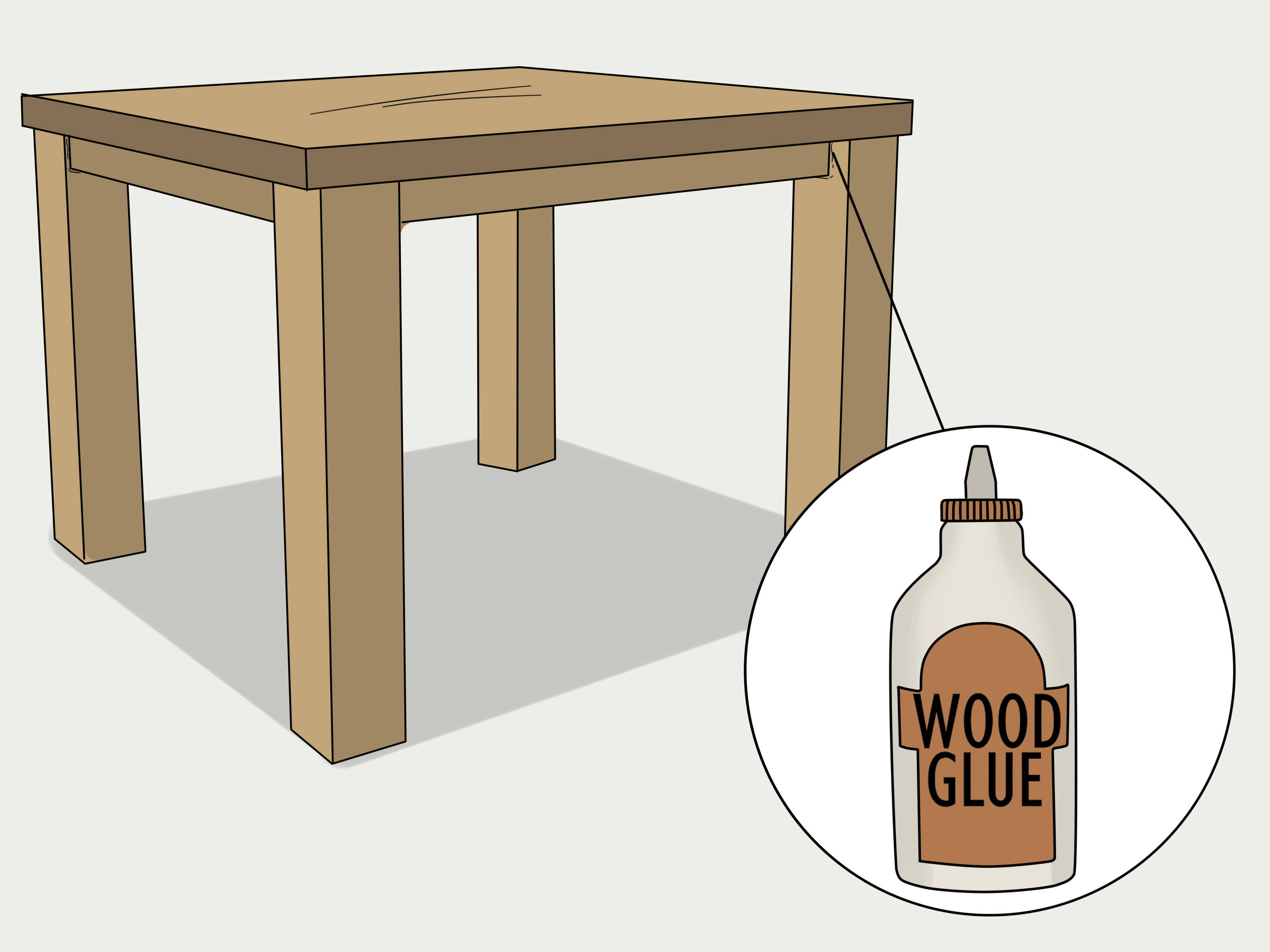 3 Methods for Attaching Table Legs - Mytour
