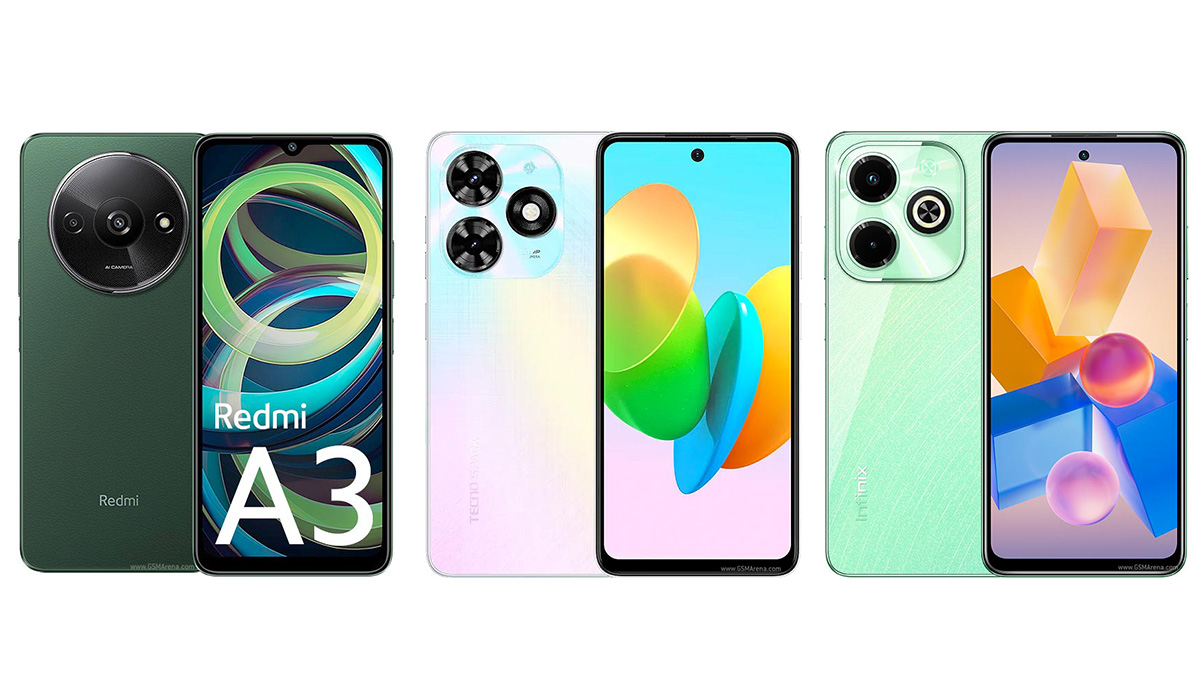 So sánh Redmi A3, Tecno Spark 20C và Infinix Hot 40i: Lựa chọn nào phù ...