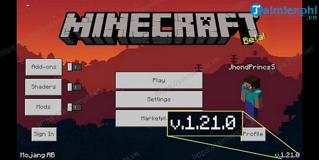 Minecraft 1.21 APK tiếng Việt phiên bản mới ra mắt chính thức đang chờ ...