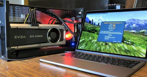 Trải nghiệm eGPU trên MacBook Pro: GPU AMD Radeon RX 580 mạnh hơn gấp đôi so với GPU của MacBook ...