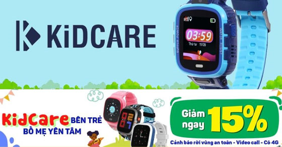 Mua smartwatch Kidcare cho bé giảm giá từ 15-25% trong tháng 4/2022 ...