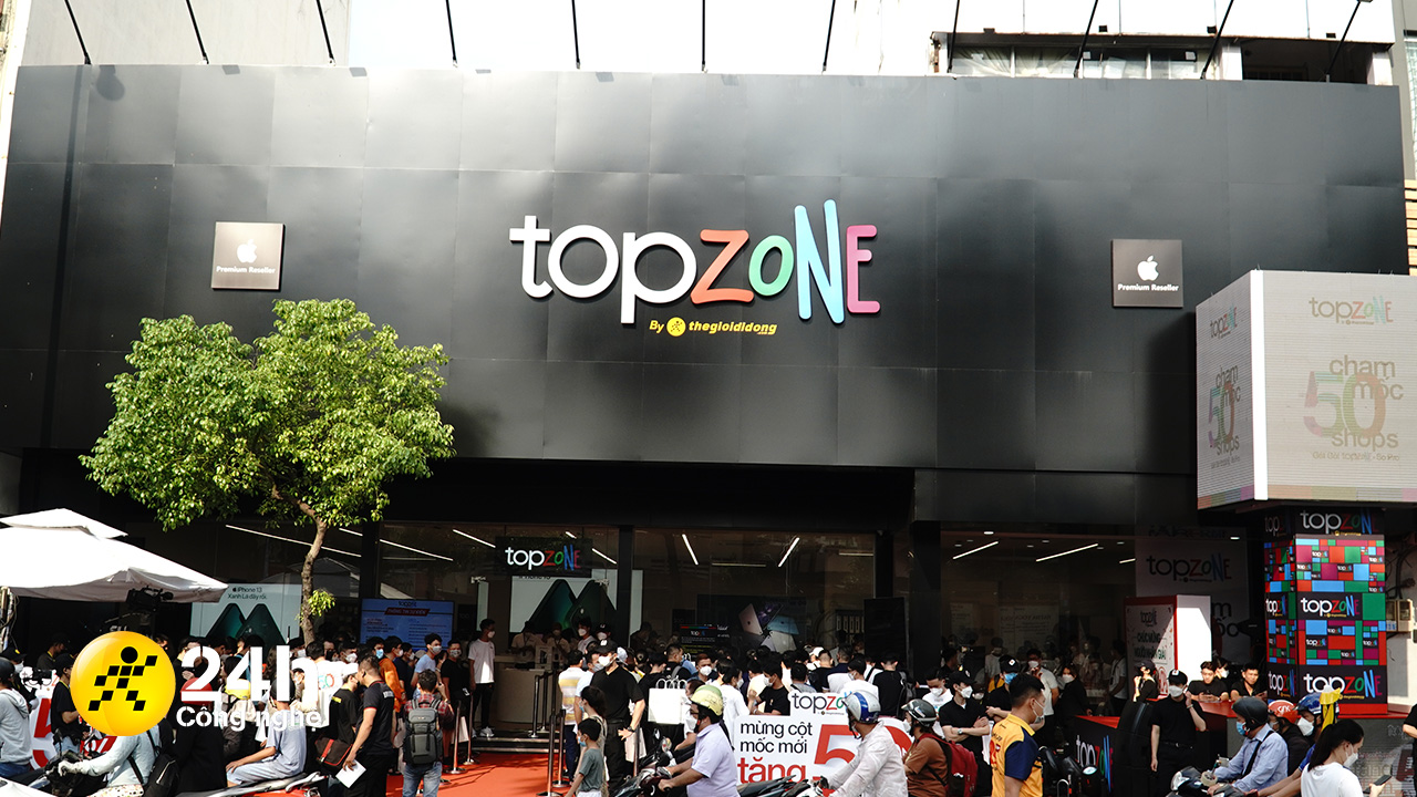 TopZone đứng đầu trong trải nghiệm mua sắm theo tiêu chuẩn của Apple tại Việt Nam