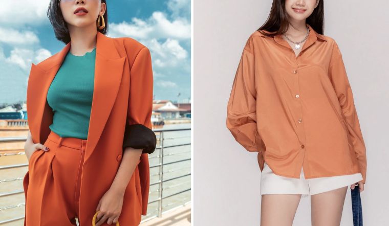 Màu cam kết hợp với màu nào? 10 cách mix đồ với màu cam