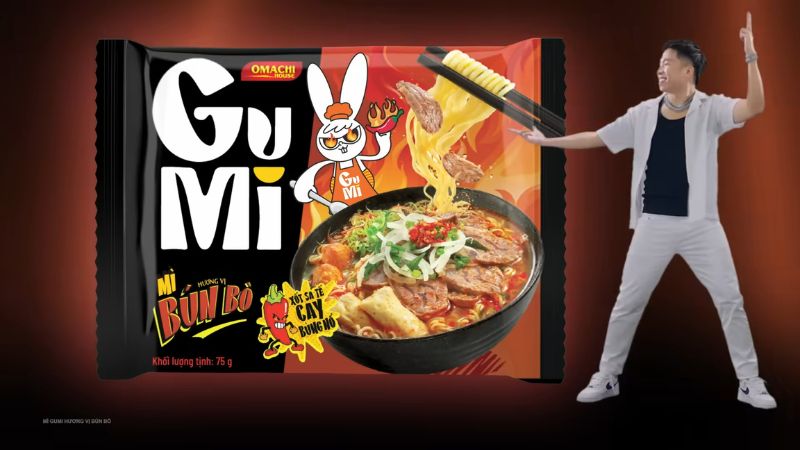 GUMI - thương hiệu mì ăn liền mới từ Omachi House