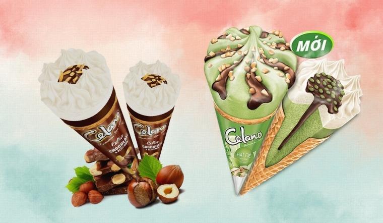 Thưởng thức vị ngon của kem ốc quế Celano