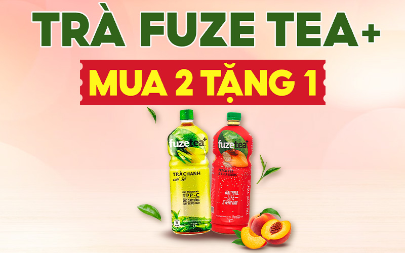 Tổng hợp các loại trà Fuze Tea+ phổ biến hiện nay