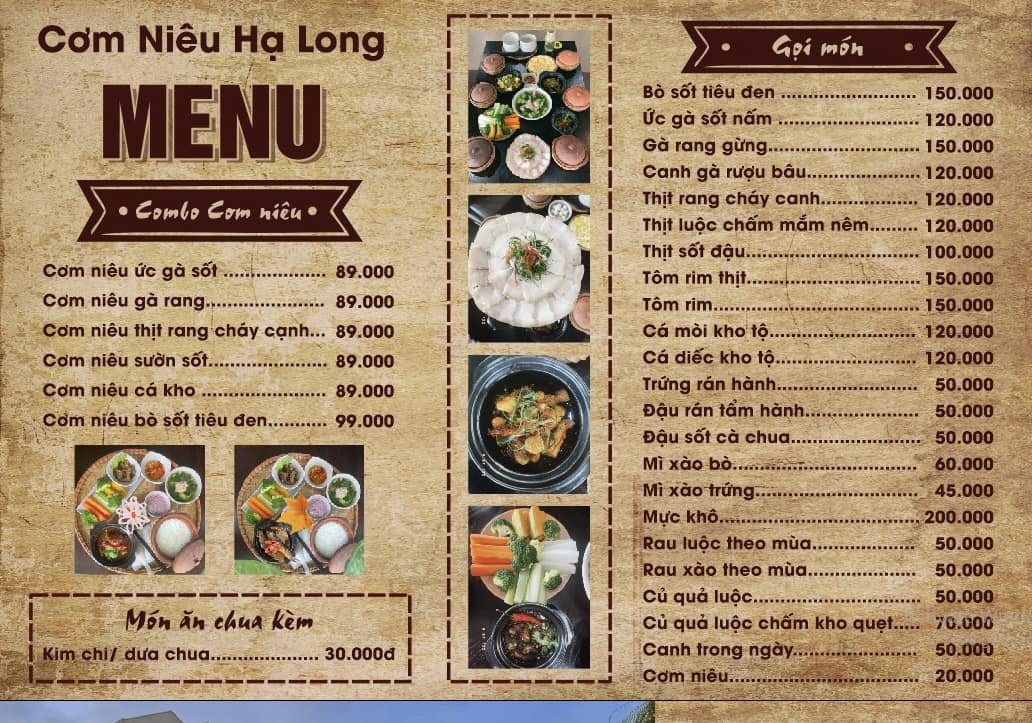 Danh sách 7 quán cơm niêu ngon nhất tại Hạ Long, thu hút lượng khách ...