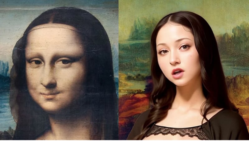 Mona Lisa trong thế kỷ 21 sẽ trông như thế nào nếu được trí tuệ nhân tạo vẽ
