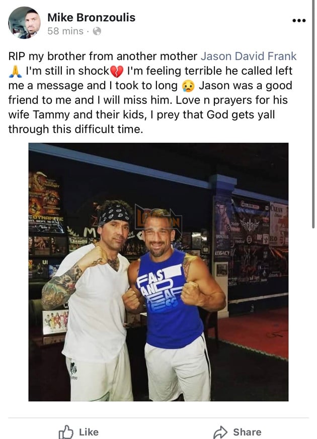 Nam diễn viên Jason David Frank, nổi tiếng với vai Tommy Oliver trong ...