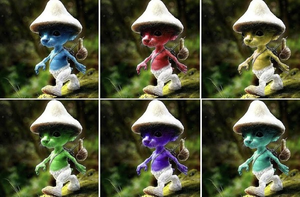 Smurf Cat/Blue Mushroom Cat là gì - Meme về chú mèo đội nón nấm xanh ...