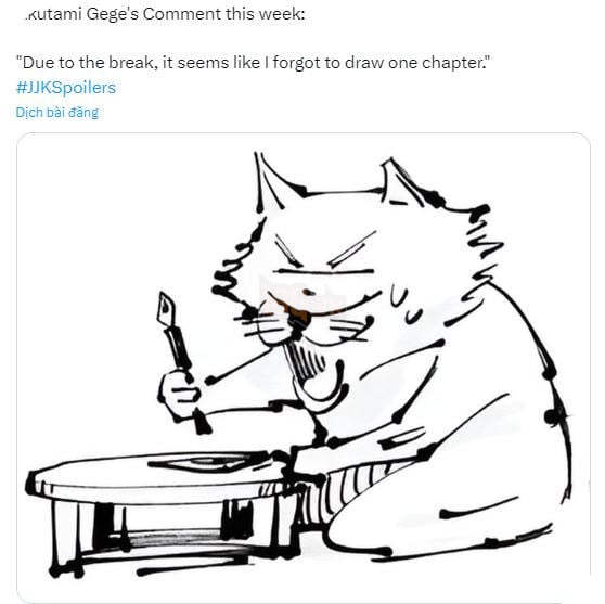 Trong tập mới của Jujutsu Kaisen, tác giả đã quên vẽ một phần về sự ...