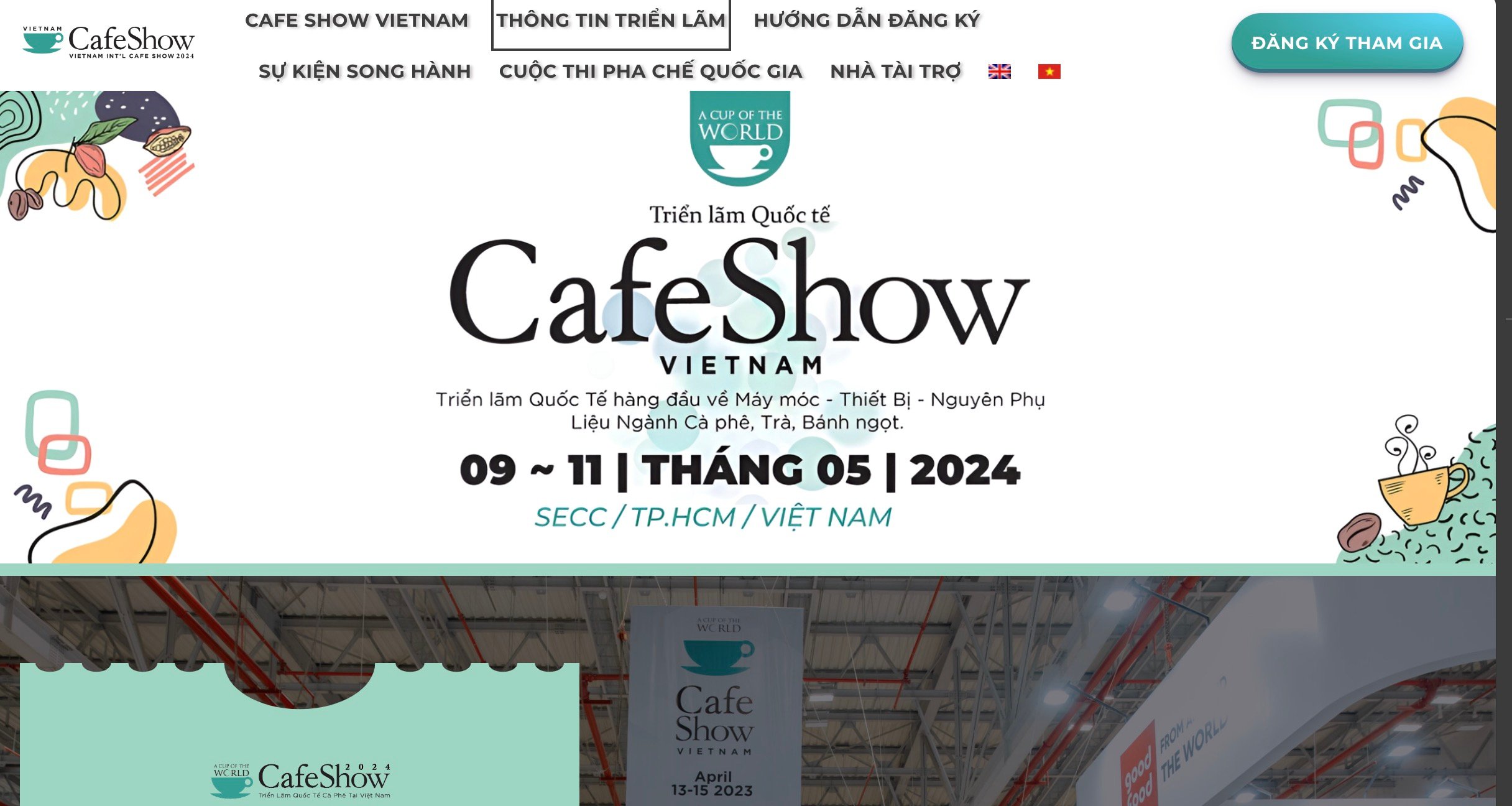 Mời anh em tham dự Cafe Show Vietnam từ ngày 9 đến 11/5/2024 tại SECC ...